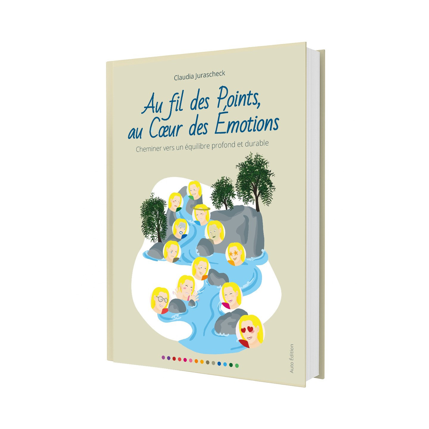 Livre Au fil des points au cœur des émotions - Claudia JURASCHECK